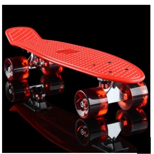 Skateboard Four Wheel Skate Board Mainan Papan Luncur Beroda Empat ...