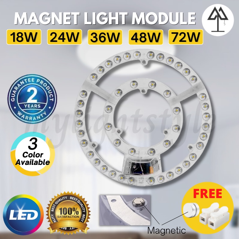 MODULE LIGHT 18W/24W/36W/48W/72W ROUND CIRCULAR TUBE REPLACEMENT 3 ...