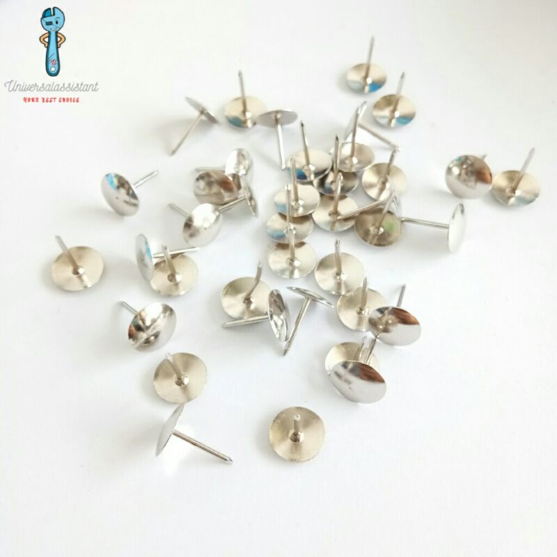 【8mm / 14.4mm】Short and Long Pin Thumb Tacks | 大头针 | Thumbtack | Paku ...