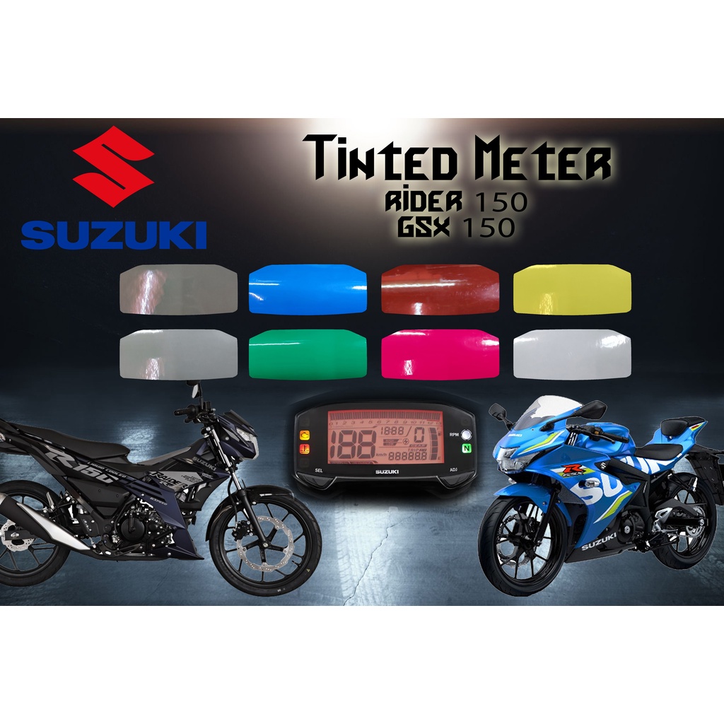 SUZUKI RAIDER TINTED METER STICKER (SUZUKI RAIDER R150/GSX-R150 ...