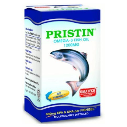 Pristin Omega-3 Fish Oil 1200mg Fishgel (2x30's/60's/150's+30's ...