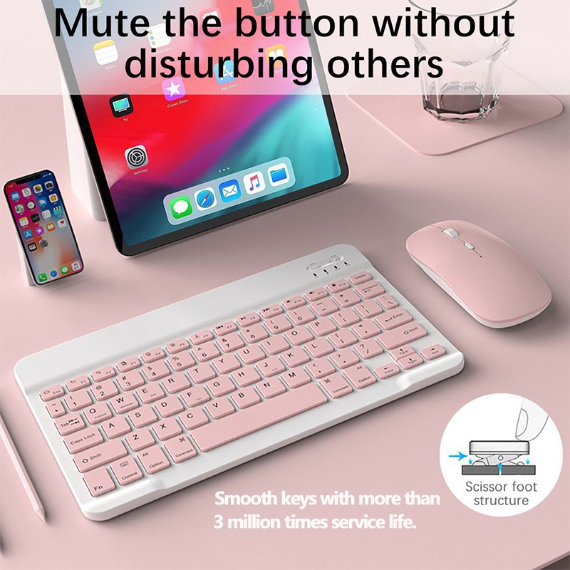 Ready Stock Mini Bluetooth Keyboard Wireless Keyboard Wireless Mouse ...