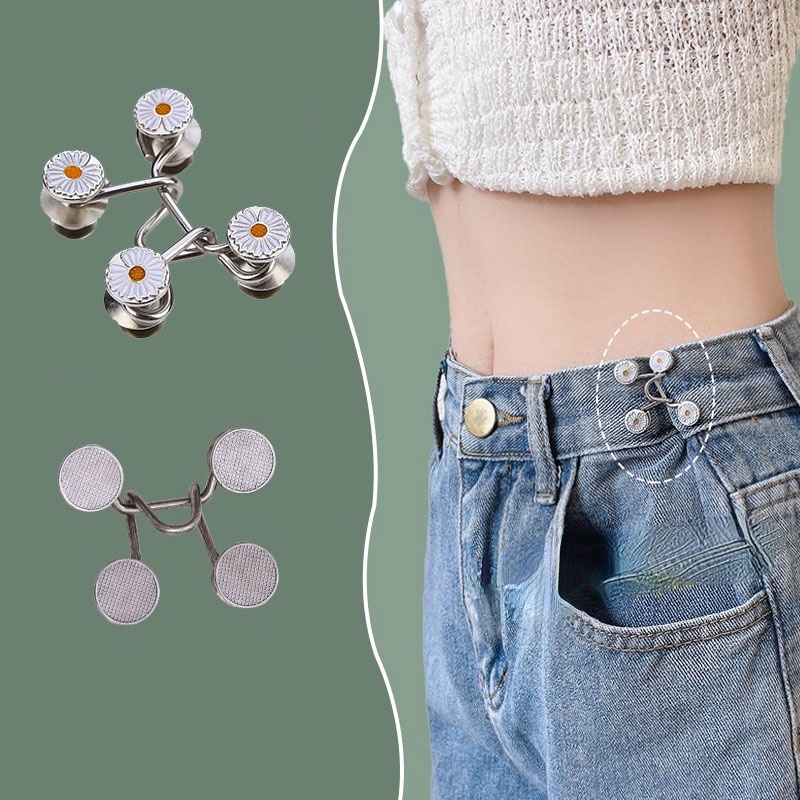 Waist Adjuster, Jeans Buttons, Adjustable and Detachable Buttons, Nail ...