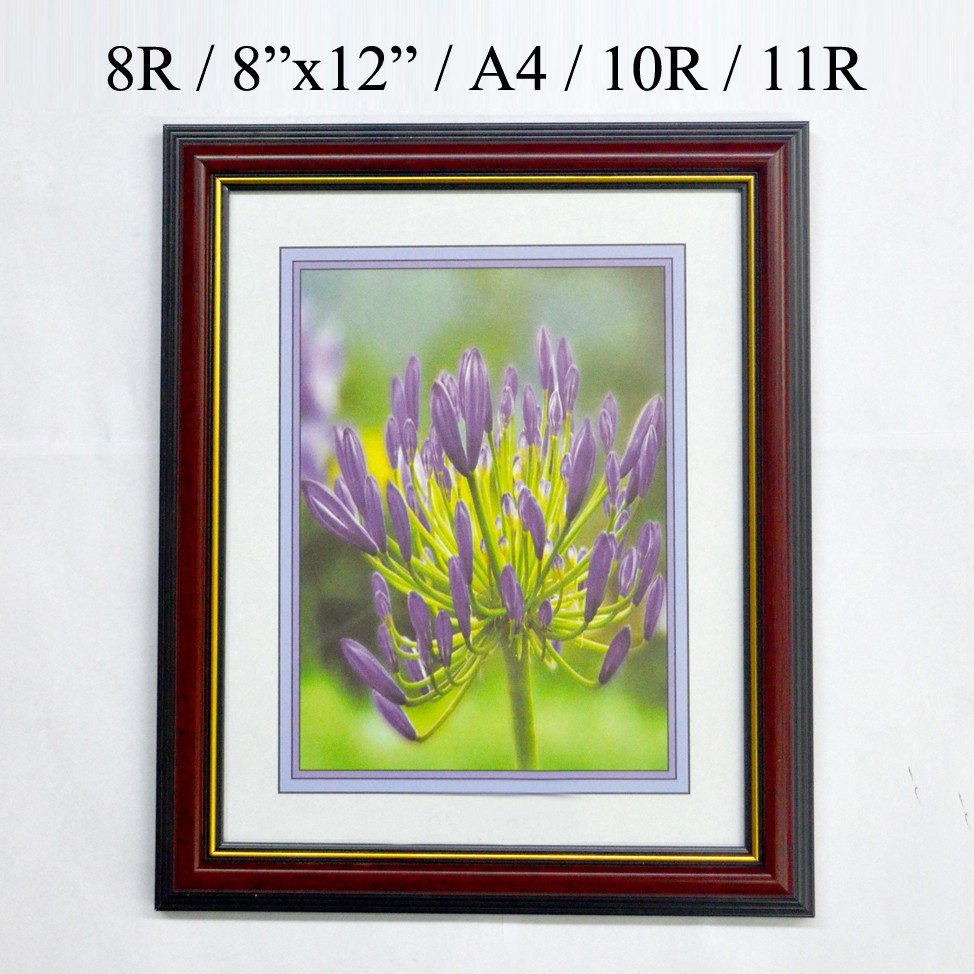 Wood Photo Frame Size 8R / 8"x12" / A4 / 10R / 11R (made in Malaysia ...