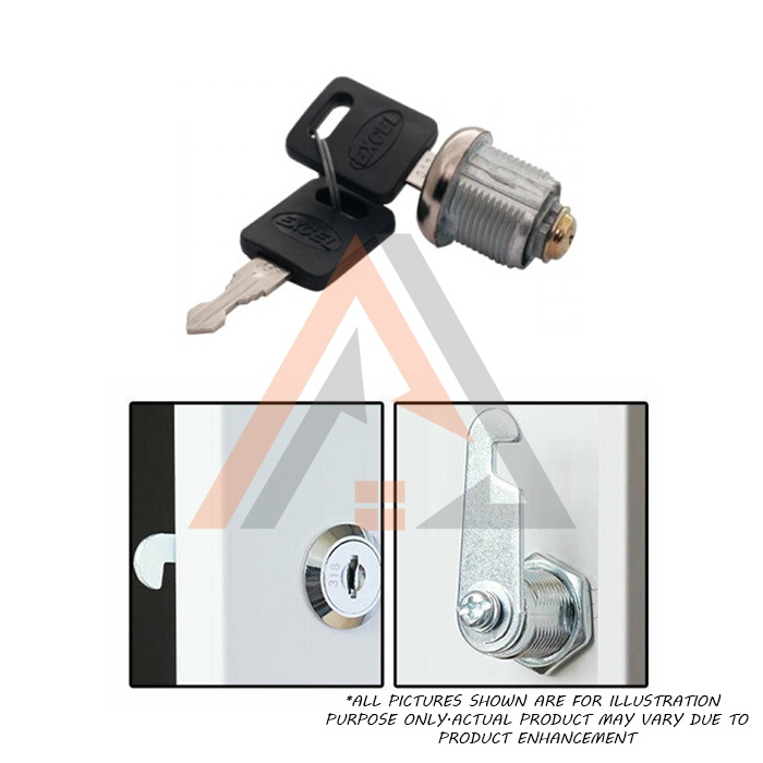 EXCEL Cam Lock For Door Cabinet Mailbox Drawer Cupboard Locker Kunci ...