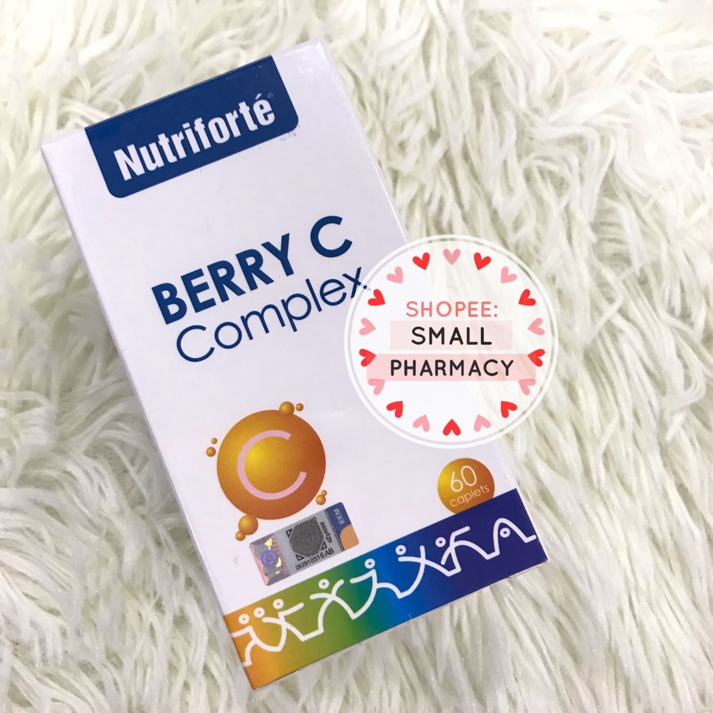 Nutriforte Berry C Complex 60s Calcium ascorbate, Vitamin D3 , Zinc ...