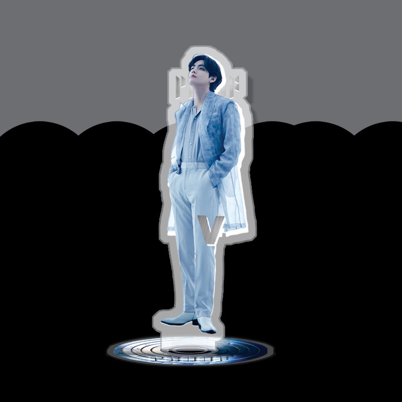Kpop Bangtan Boys V JIMIN Proof Acrylic Double Sided Stand Single Stand ...
