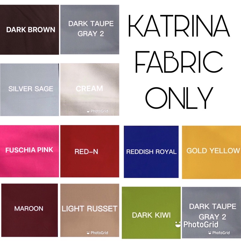 KATRINA FABRIC (per yard) | Shopee Malaysia