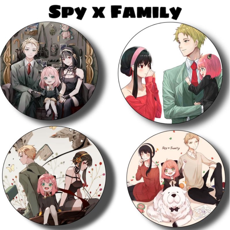 Spy x Family Button Badge pin 58mm | Shopee Malaysia