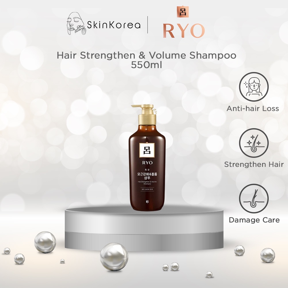 RYO Shampoo & Conditioner 550ml (Deep Cleansing & Cooling / Damage Care ...