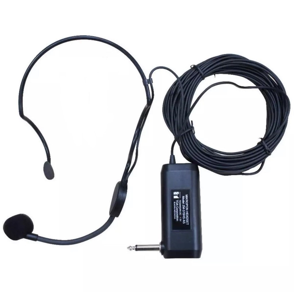 TOA EM370 Headset Microphone (100% Original Product) | Shopee Malaysia