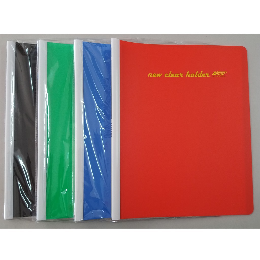 A4 / F4 Refillable Clear Holder 359A / 359F ( 20 POCKETS ) | Shopee ...