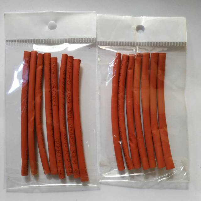 Burnt rubber burnt insulation heat shrink tube length 1 meter 3mm 4mm ...