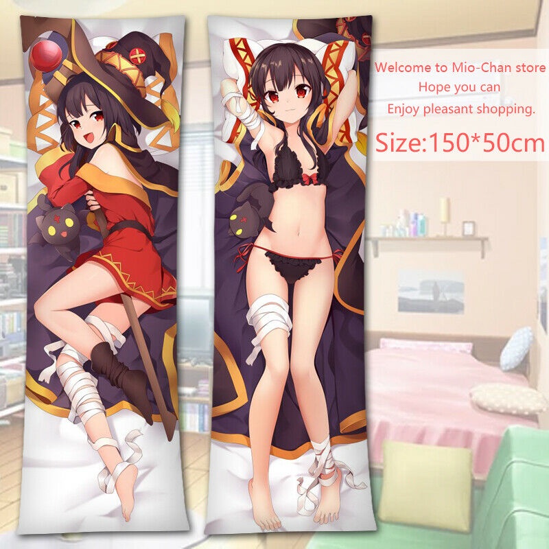 New Konosuba Megumin Dakimakura Anime Girl Hugging Body Pillow Case Cover 150x50cm Shopee Malaysia