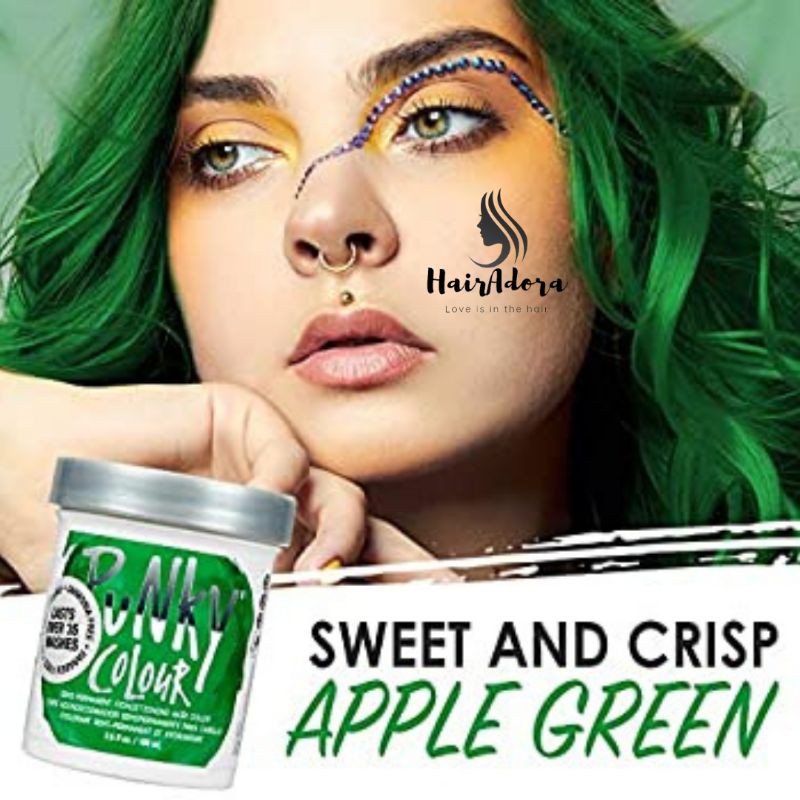 PUNKY COLOR - Treatment Hair Dye - Apple Green | Shopee Malaysia