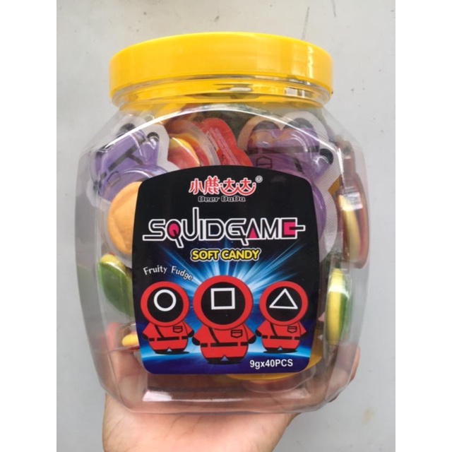 Squid Game Soft Candy Fruity Fudge 8g HALAL 1pcs (LOCAL READY STOCKS ...