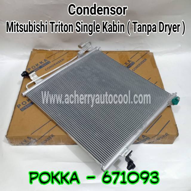 Mitsubishi Triton Single Cabin Car Ac Radiator Condenser Without Dryer ...