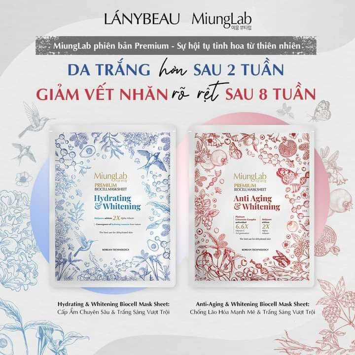 Genuine Miung Lab Lany Beau Skin Tightening and Whitening Mask | Shopee ...