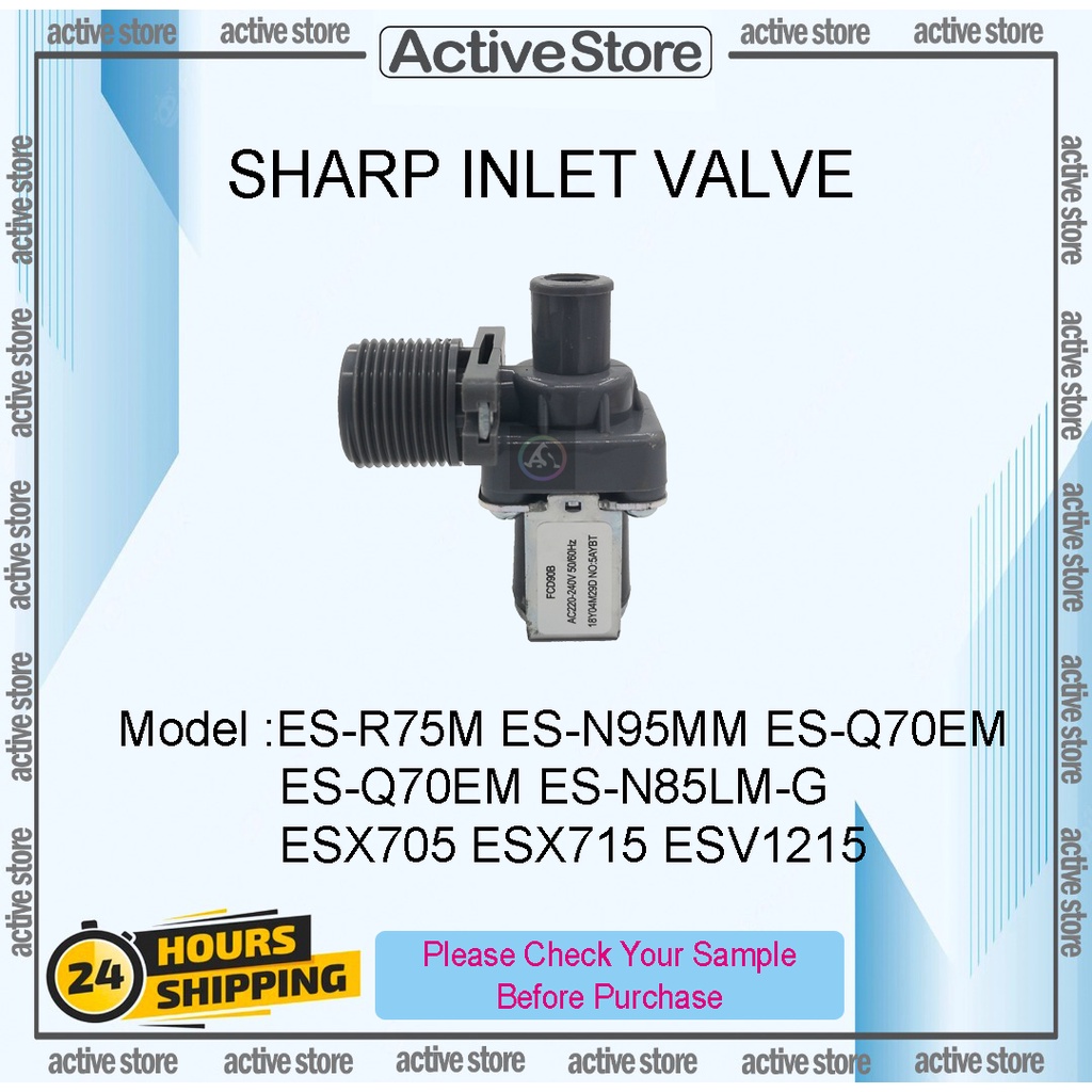 Sharp Washing Machine Water Inlet Valve ES-R75M ES-N95MM ES-Q70EM ES ...