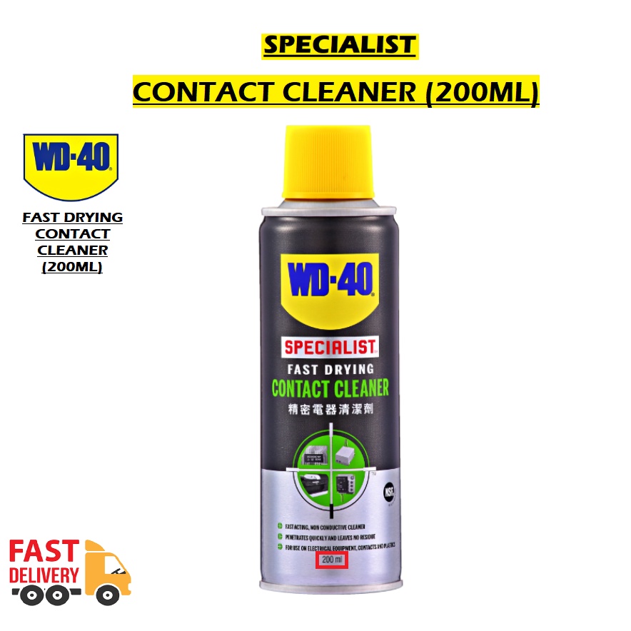 WD-40 Specialist Fast Drying Contact Cleaner 200ml/360ml [READY STOCK ...