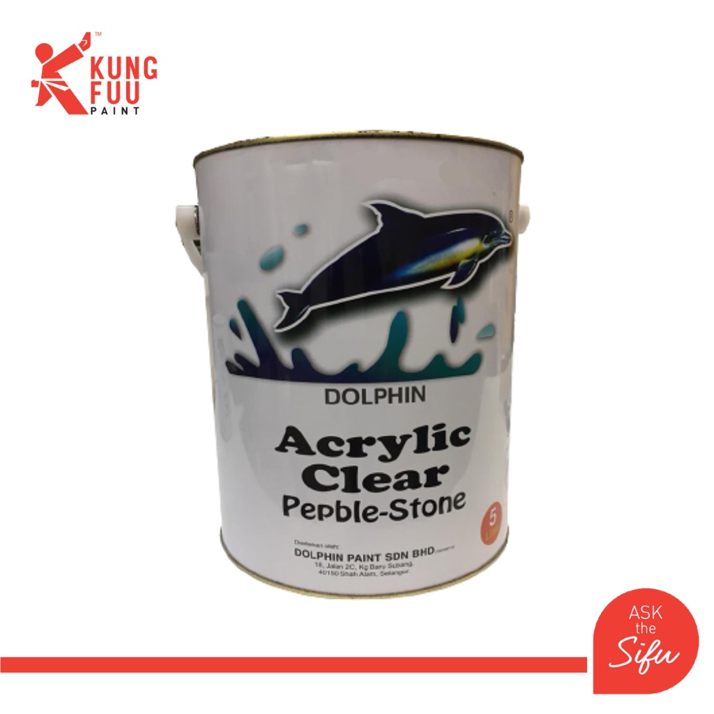 Dolphin 18 Litre Acrylic Clear ( Glossy / Flat ) | Shopee Malaysia