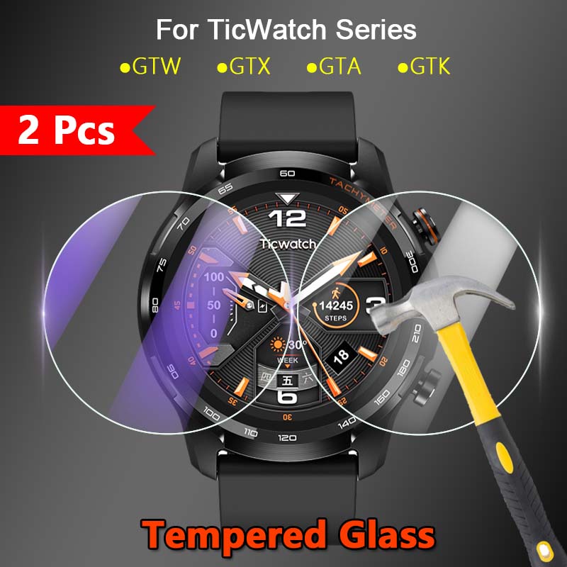 1/2/3/5Pcs For TicWatch GTW GTX GTK GTA SmartWatch 2.5D HD Clear / Anti ...