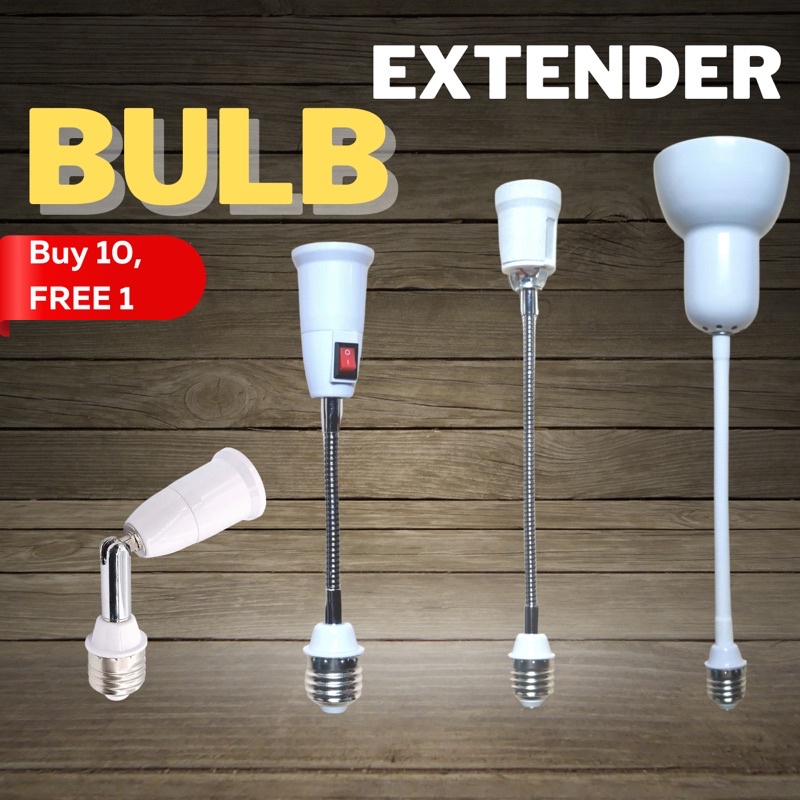 E27 To E27 Light Bulb Socket Extender / Bulb Extension Adapter / Bulb ...