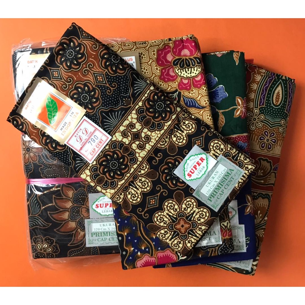 DAUN DEWA 100% Original Jawa Indonesia (Warna Bagi Secara Random) Kain Batik Sarung Cap Daun ...