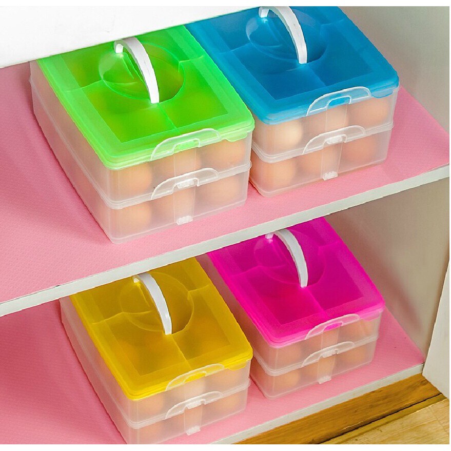 3 Layers 36 Eggs Grid Storage Box Bekas Tempat Letak Telur Ayam Bakul ...