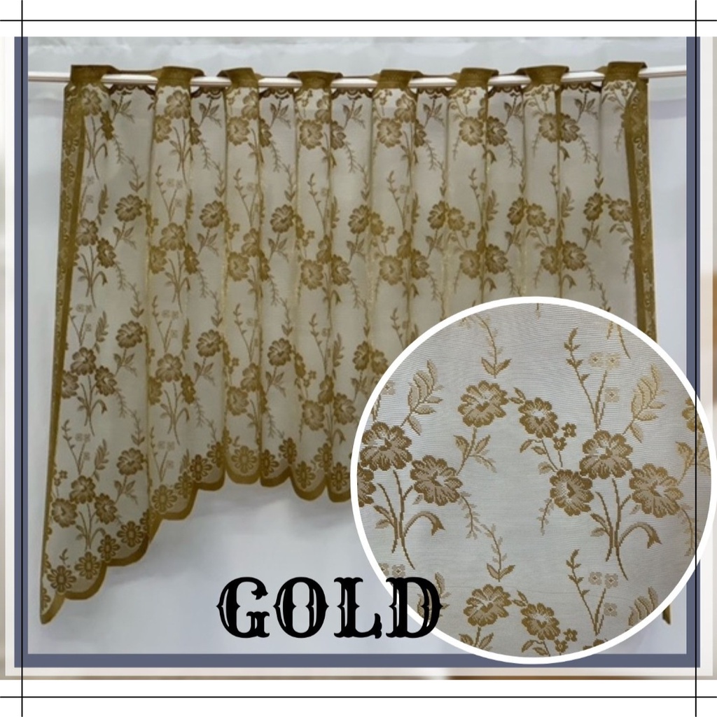 Ready Stock Skirting Curtain/Anak Langsir Tingkap (W)62" x (H)29 ...