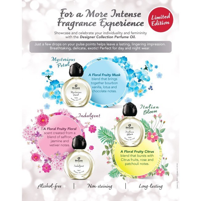 Cosway Designer Collection Mysterious Peta /Indulgent / Italian Bloom ...