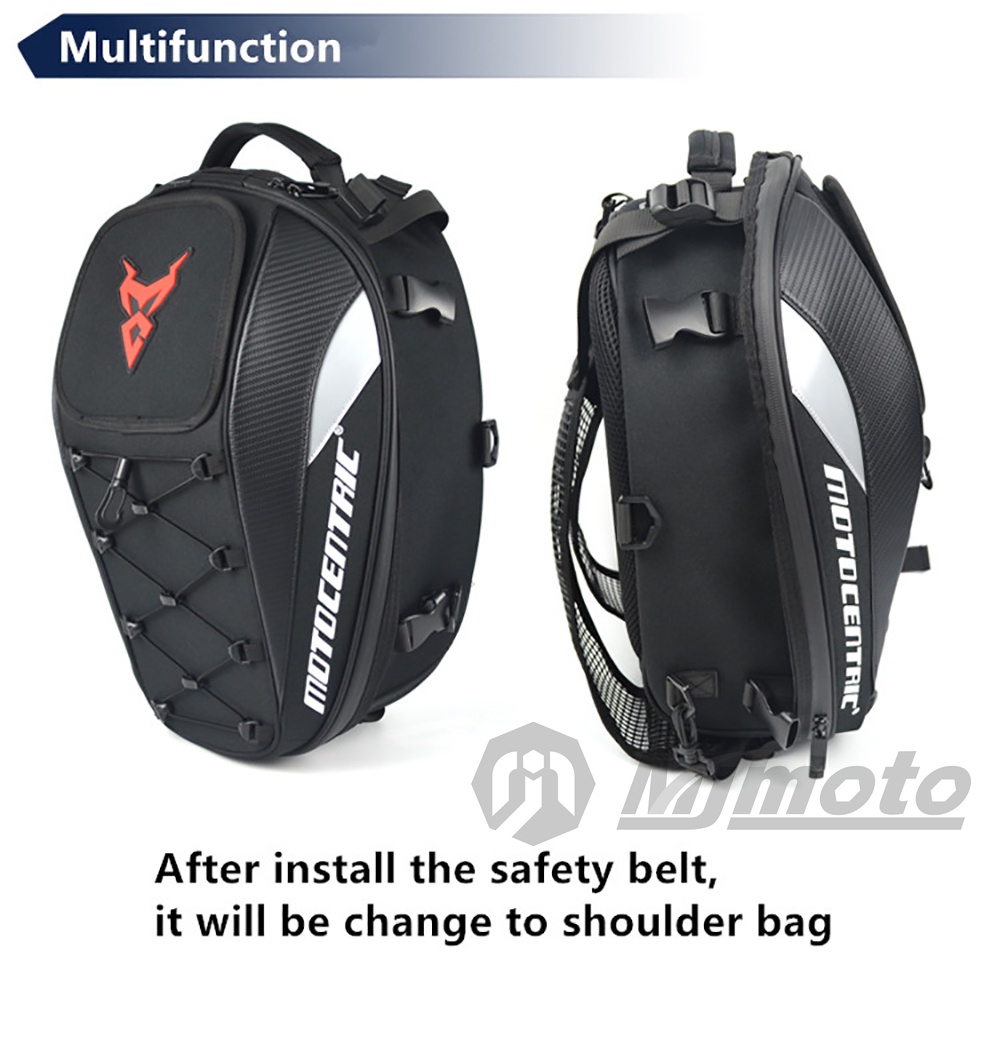 Waterproof Motorcycle Tail Bag Multifunction Motorcycle Back Seat Rear ...