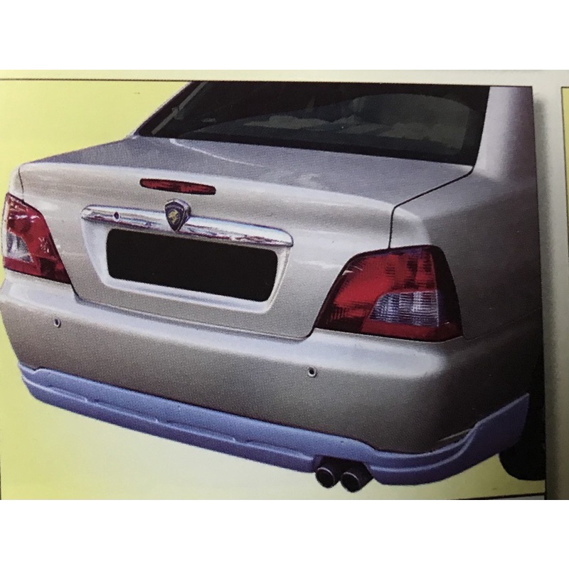 🔥 READY STOCK🔥proton waja rear skirt (AUDI)POLYURETHANE skirt lip ...