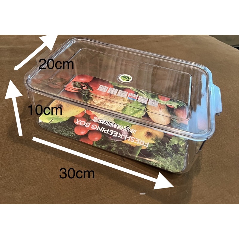 Transparent refrigerator organizer storage box bekas lutsinar untuk ...