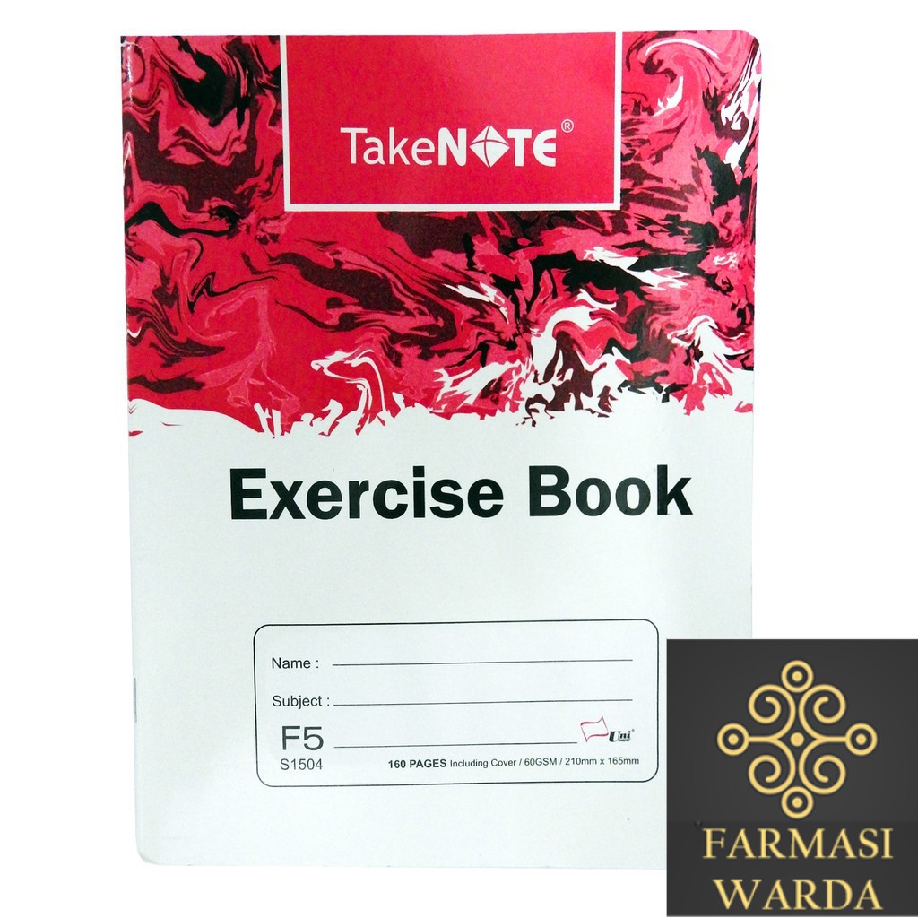 Take Note Exercise Book F5 (60g x 160 Pages) | Shopee Malaysia