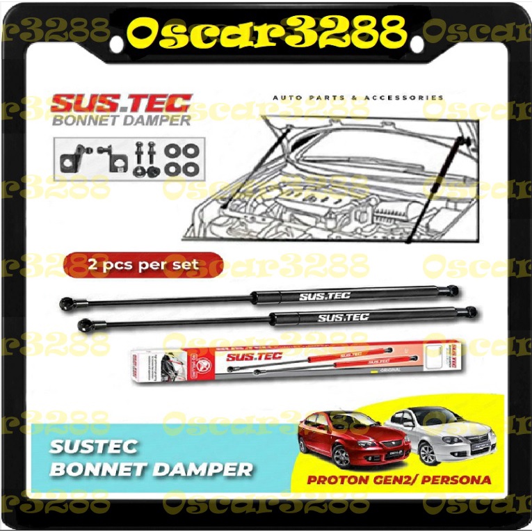 Proton Gen 2 / Persona Old Sustec Front Hood Damper Bonnet Gas Lifter ...