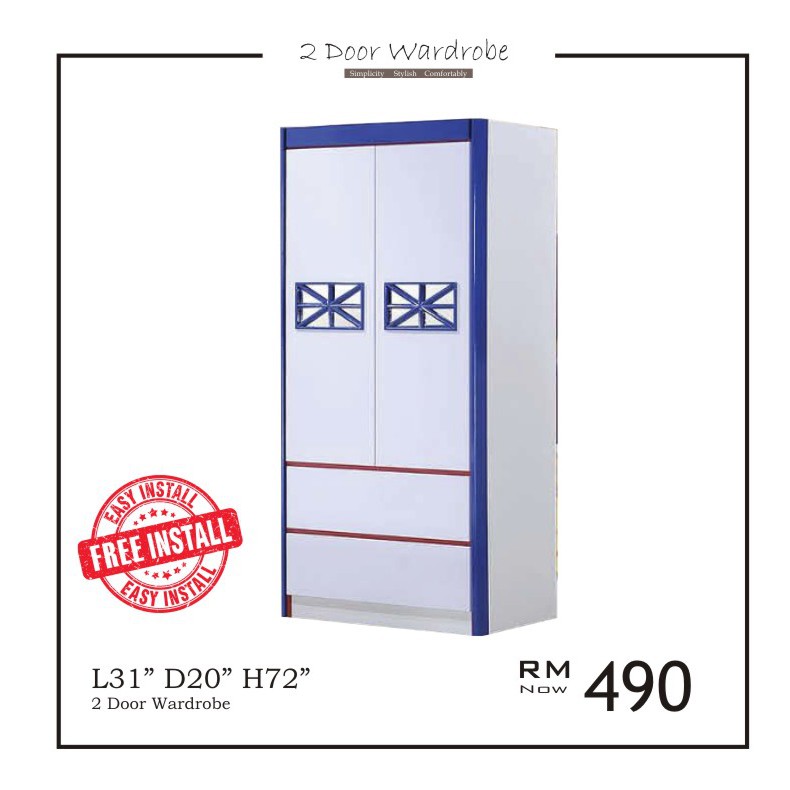 Almari Kanak / Kids Wardrobe/ Children set | Shopee Malaysia