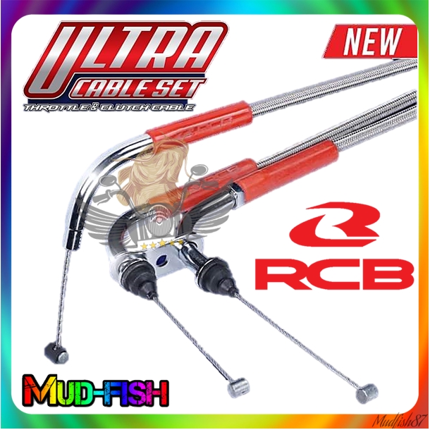 RCB ULTRA CABLE SET FOR YAMAHA Y15ZR V1 V2 SNIPER 150 MX (THROTTLE ...