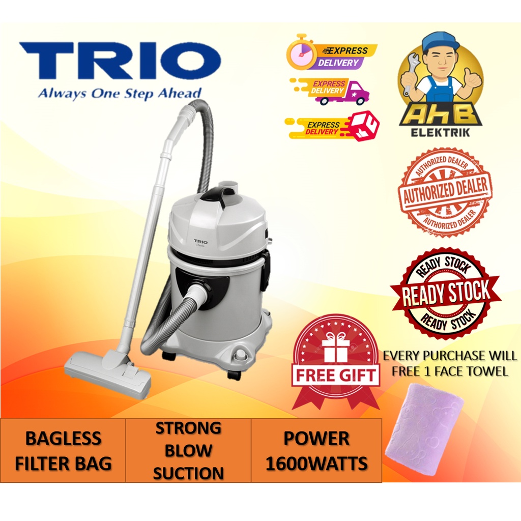 TRIO TVDW-1230 3 IN 1 VACUUM CLEANER (1600W 23L) | Shopee Malaysia
