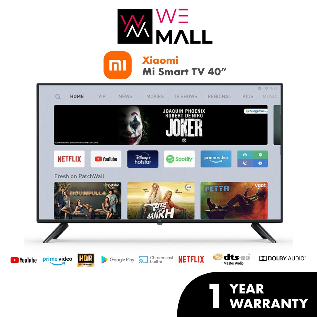 Xiaomi Mi Smart TV Android TV Built-in TVBox WiFi PatchWall MIUI Box ...