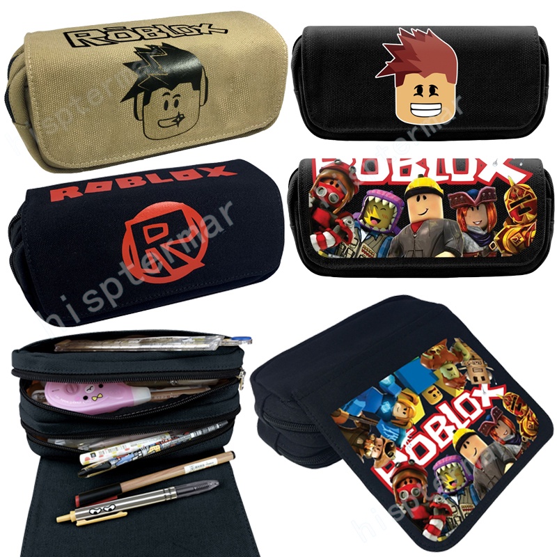 Roblox Cartoon Anime Game High Capacity Student Stationery Box Boys ...