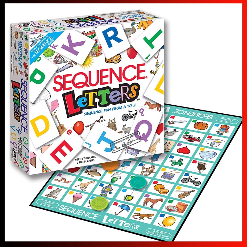 【Ready Stock】Board Game Sequence Letters Game - Sequence Fun From A to ...