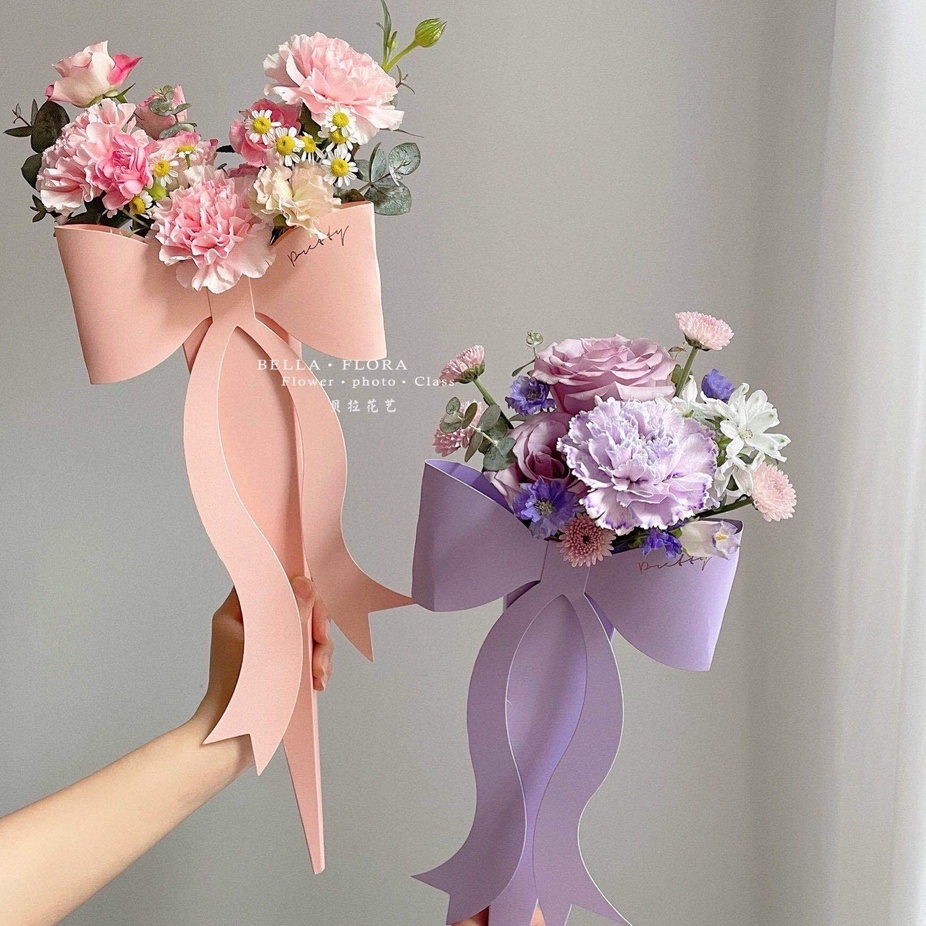 Single Bouquet Box Small Valentine's Day Tanabata Bowknot Folded Flower ...