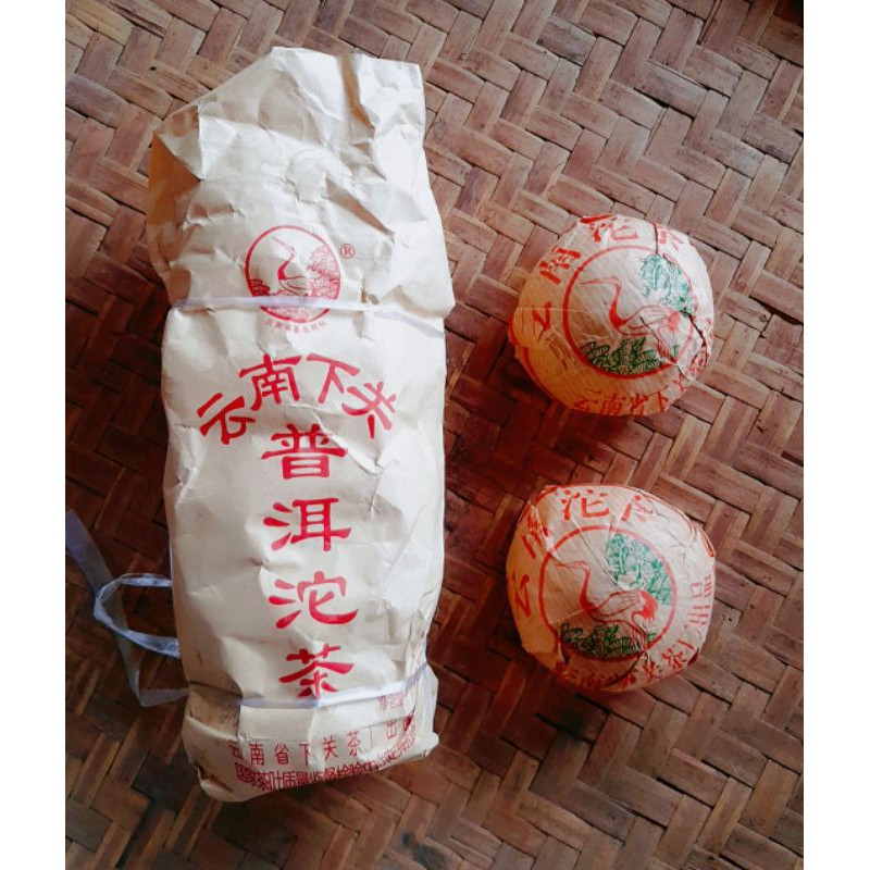 Chinese tea yun nan pu'er (ripe)tuo tea 1pcs /around100g云南下关普洱沱茶陈年（熟茶 ...