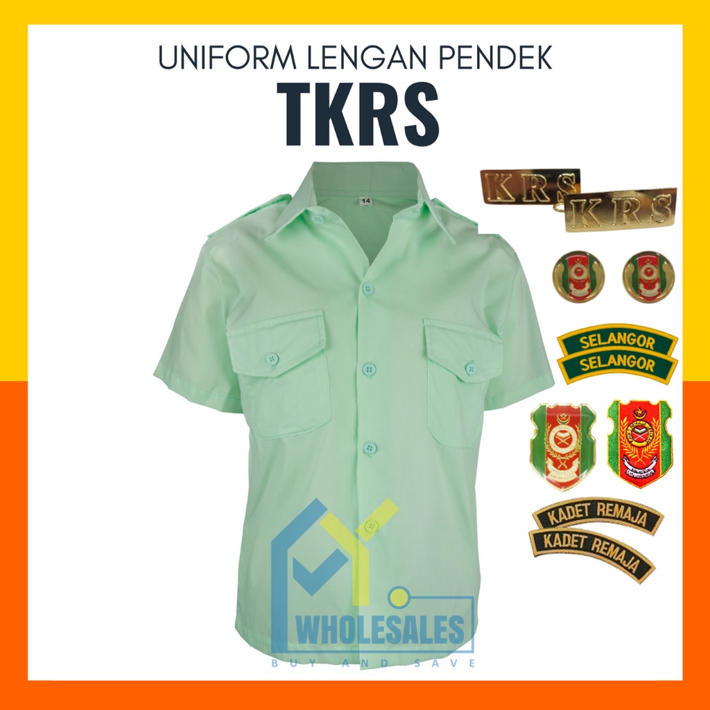 UNIFORM KADET TUNAS REMAJA SEKOLAH TKRS ( LENGAN PENDEK ) - K006SS ...