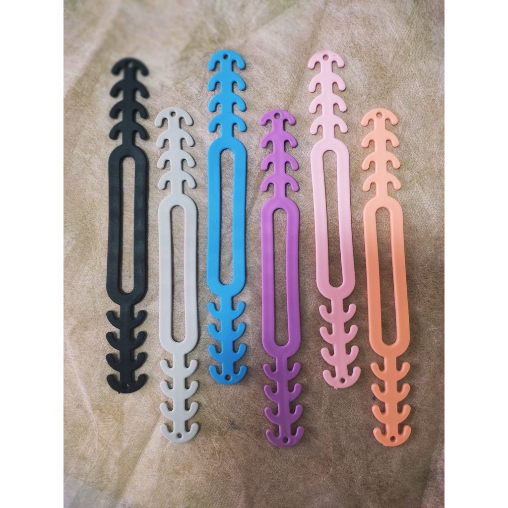 Plain Adult Mask Hook Hijab Mask Hook Korean Mask Connector | Shopee ...