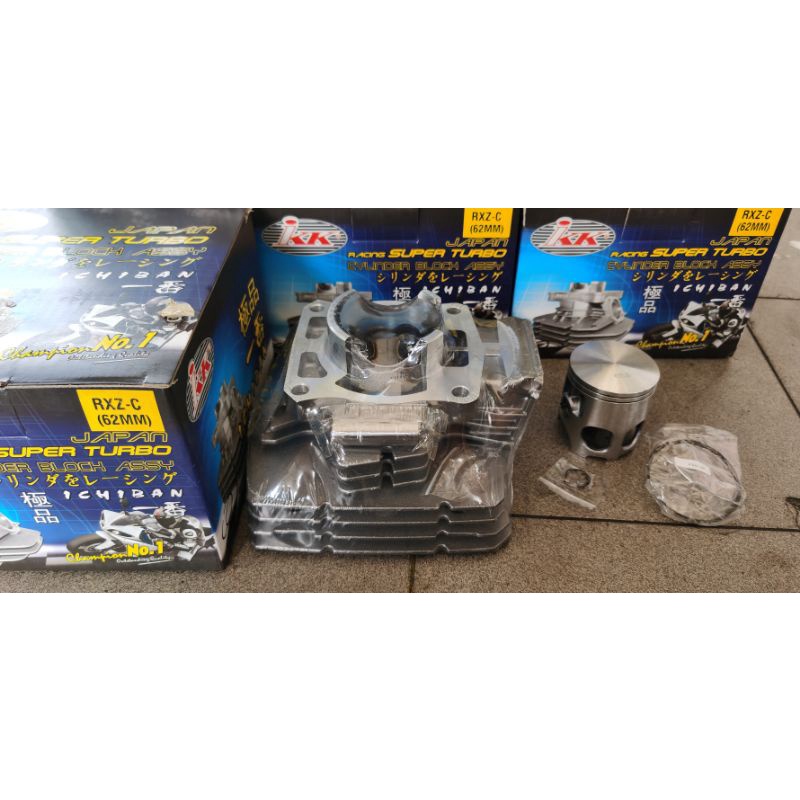 YAMAHA RXZ RXZ135 RXZ CATALYZER IKK RACING CYLINDER BLOCK SUPER TURBO 61MM 62MM | Shopee Malaysia