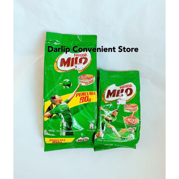Nestle MILO Activ-Go Chocolate Malt Powder 200g/400g | Shopee Malaysia