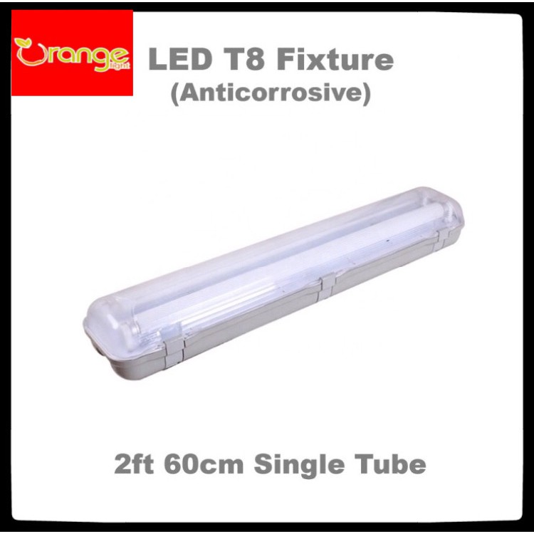 LED T8 Anti Corrosive Fitting / Weatherproof Single Circuit Casing For ...