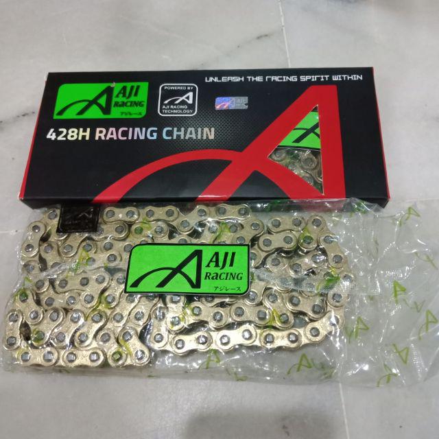 AJI RACING GOLD CHAIN RANTAI ORING 428H 122L 132L O-RING O RING Y15ZR ...